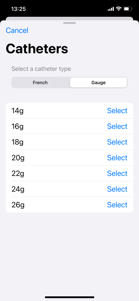CVR Calc – Vascular Access – an evidence-based approach